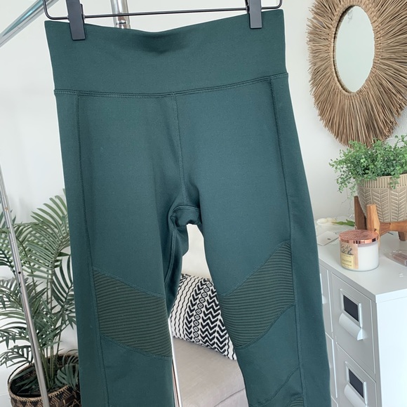 Activ8 | Pants & Jumpsuits | Activ8 Green Moto Textured Athletic ...